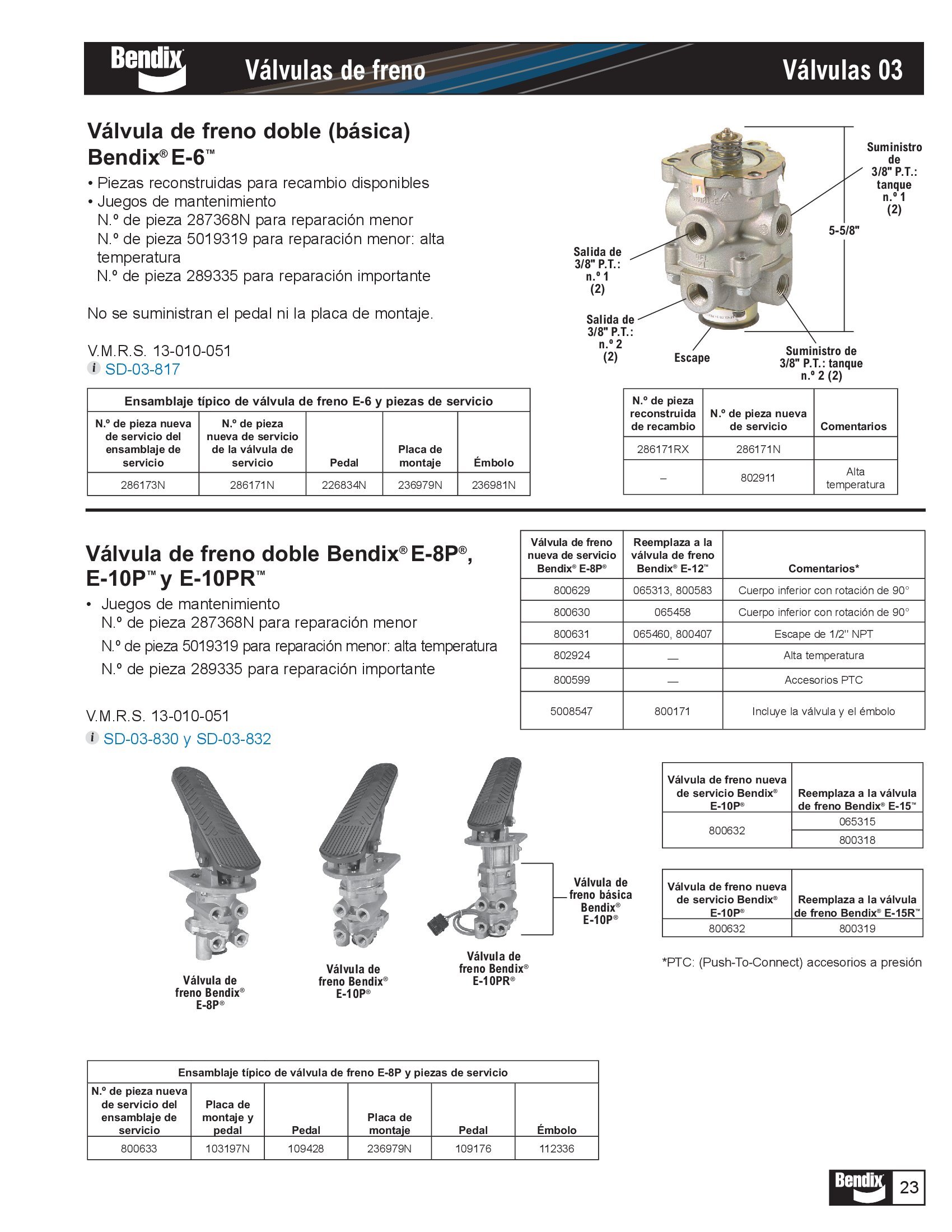 BENDIX CHILE - Catálogo de referencia rápida